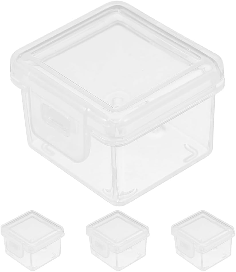 Amazon.com: Cabilock 4pcs Sliced Cheese Containers with Flip Lids ...