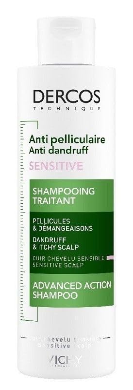 Buy Dercos Sensitive Anti-Dandruff Shampoo - Soothing 200ml Formula ...