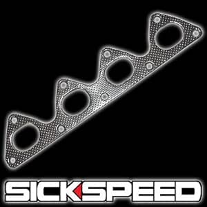 Amazon.com: Graphite/Aluminum B-Series Honda B16a2 B16b B18c Header ...