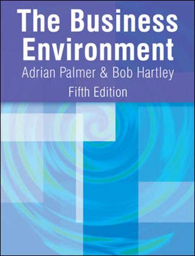 The Business Environment : Palmer, Adrian, Hartley, Bob: Amazon.co.uk ...