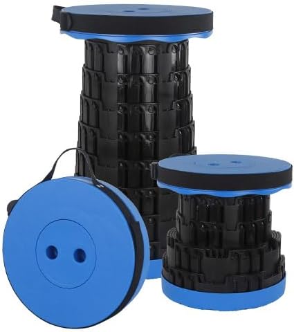 Amazon.com: newlng Collapsible Stool Portable Retractable Folding ...