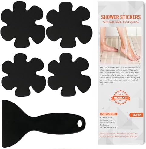 Amazon.com: Non Slip Bathtub Stickers, 24 PCS Shower Stickers for ...