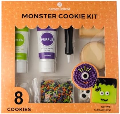 Amazon.com: Sweets Indeed Monster Cookie Decorating Kit – 14.59 oz ...