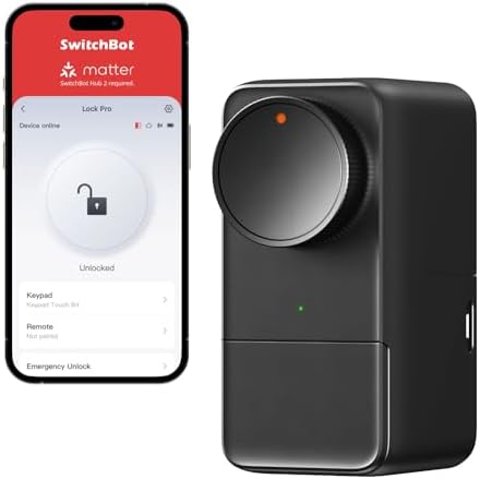 SwitchBot Smart Lock Pro, Keyless Entry Door Lock, Smart Door Lock ...