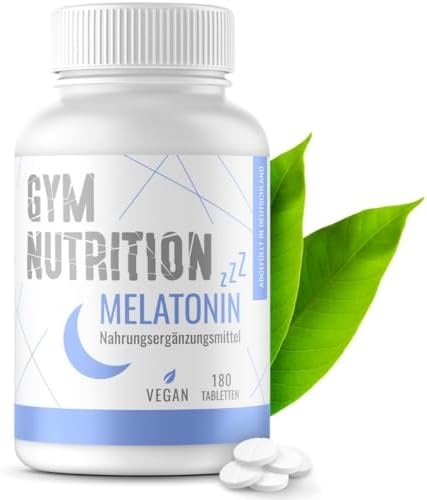 Melatonin - 180 Tablets - 0.5 mg per Daily Dose - Made in Germany ...