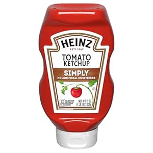 Amazon.com : Heinz Simply Tomato Ketchup, 19oz Bottle : Grocery ...