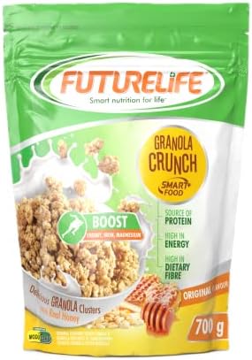 Amazon.com: FUTURELIFE Smart Food Crunch Granola | 700g/24.7oz | 7g ...
