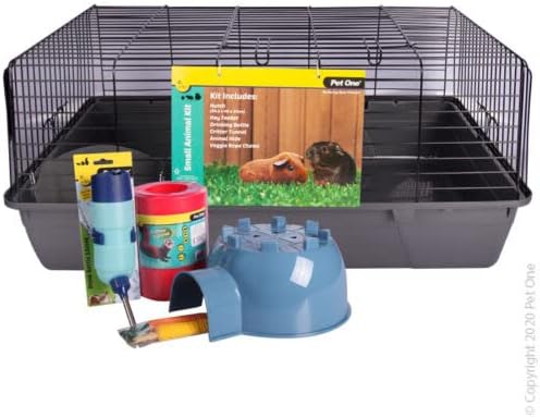 Pet One Small Animal Starter Kit for Small Rabbits and Guinea Pigs ...