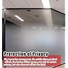 Amazon.com: Oracra Gradient Window Film Frosted Glass Window Film ...