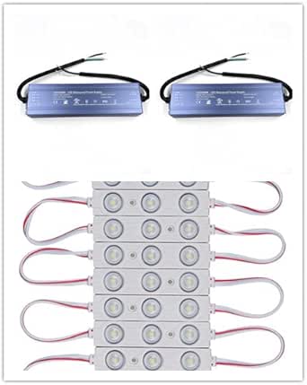 Amazon.com: LED Module DC12V Cool White 10000K 1.32W Module Strip Light ...
