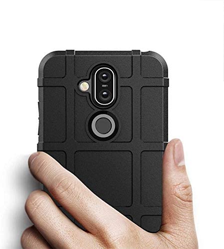 Helix Defender Hybrid Rugged Back Cover for Nokia 8.1 : Amazon.in ...
