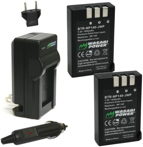 Amazon.com : Wasabi Power Battery (2-Pack) and Charger for Fujifilm NP ...