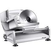 Amazon.com: MIDONE Meat Slicer 200W Electric Deli Food Slicer with Two ...