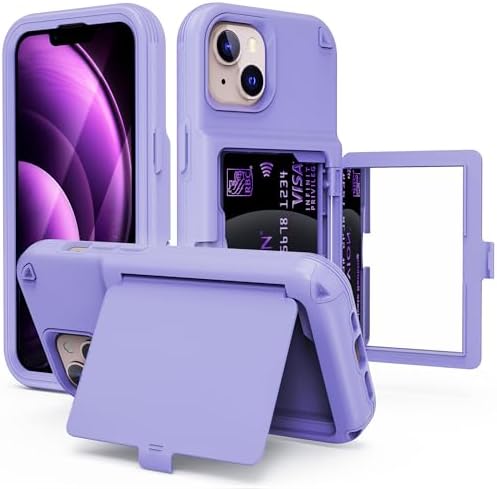 Amazon.com: KJSK Wallet Phone Case for iPhone 14/13, Universal iPhone ...