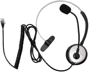 SUNDELY® Call Center Telephone IP Phone Headset Boom Mic 4-pin RJ9 ...