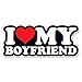 Amazon.com - I Heart My Boyfriend Sticker - 3" Laptop Sticker ...