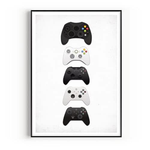 Amazon.com: Controller Evolution Video Game Posters Premium Giclee Fine ...