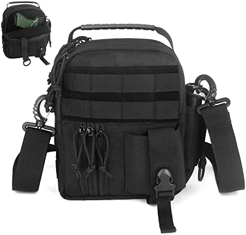 Amazon.com: DegeTMVe Concealed Carry Tactical Messenger Bag Cross-Body ...