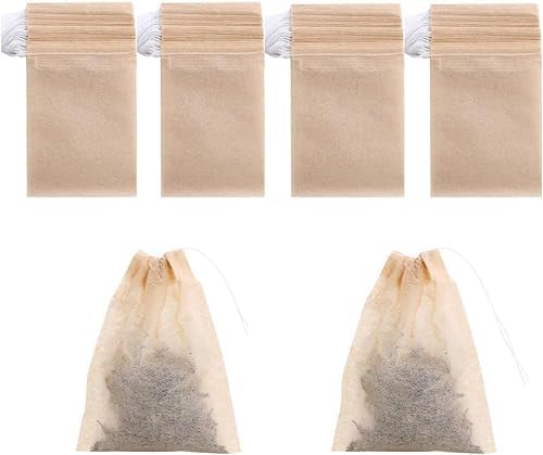 Amazon.com: Aksuaple Eco-Fil Disposable Tea Filter Bags for Loose Tea ...
