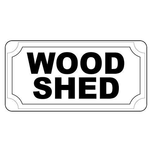 Wood Shed Black Retro Home Decor Sign Metal Sign for Outdoor Yard ...