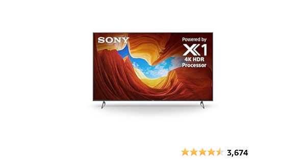 Sony X900H 65-inch TV: 4K Ultra HD Smart LED TV with HDR, Game Mode for Gaming, and Alexa ...