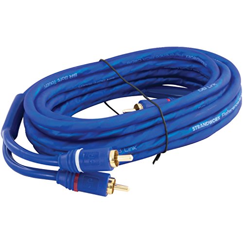 DB LINK SR12 Soft Touch Triple Shielded Blue Strandworx(TM) RCA Adapter ...