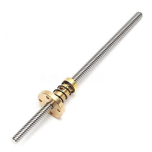 T8 Threaded Rod Lead Screw Anti-Backlash Nut Kit for 3D Printer - 500mm ...