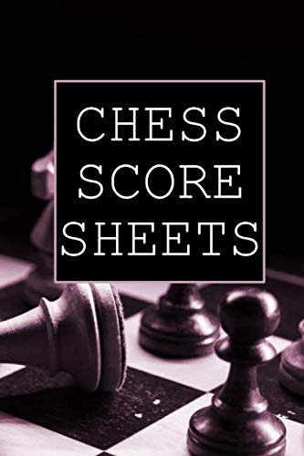 CHESS SCORE SHEETS: Chess notation books, Chess recording book,110 ...