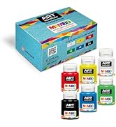 Amazon.com: Mambo Acrylic Fabric Paint for Clothes Permanent - Pastel ...