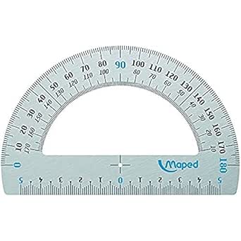 Maped 129200 Protractor - protractors (Aluminium, Aluminium): Amazon ...