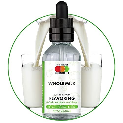 Amazon.com : OOOFlavors Whole Milk Flavored Liquid Concentrate (2 oz ...