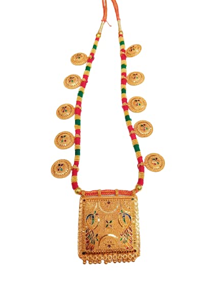 Rajputi heavy gold plated hamel : Amazon.in: Jewellery
