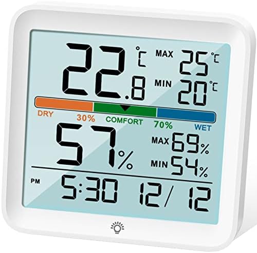 FreshDcart Room Temperature Thermometer with Humidity Meter – Accurate ...