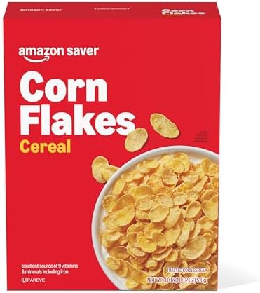 Amazon.com: Amazon Saver, Corn Flakes, 18 Oz (Previously Happy Belly ...
