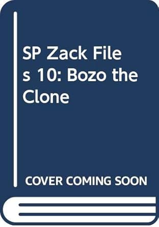 SP Zack Files 10: Bozo the Clone: Greenburg, Dan: 9780448425672: Amazon ...