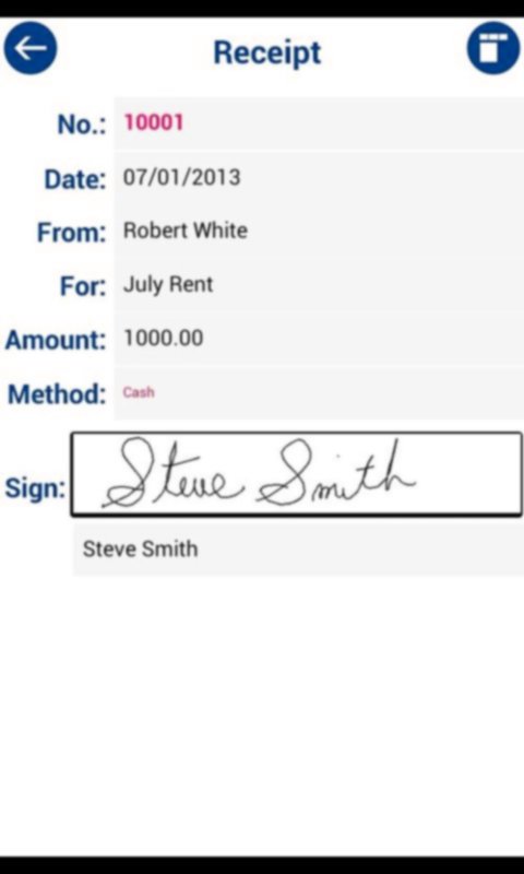 Receipt Book - App on Amazon Appstore