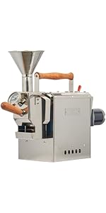 Amazon.com: kaldi motorized gas coffee roaster - 200g capacity, gas ...
