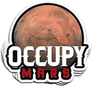 Amazon.com: Occupy Mars Occupy Mars - Sticker Graphic - Auto, Wall ...