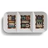 Amazon.com | Table Talk Family Values Melamine Divided Serving Tray, 3 ...