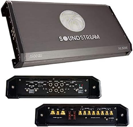 Amazon.com: Soundstream Tarantula Electro T4.1500L Car Amplifier - 720 ...