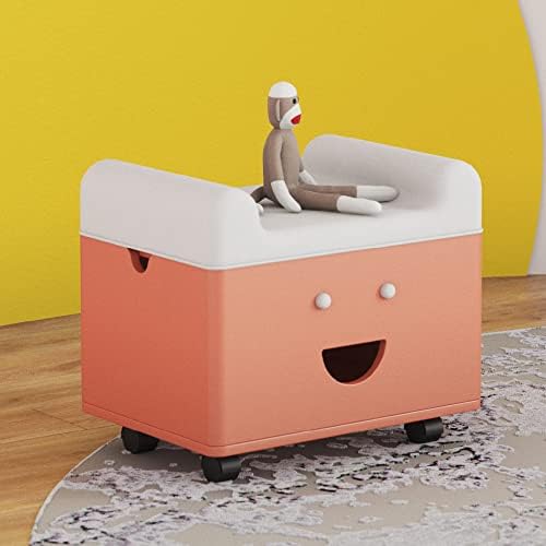 Smartsters Engineered Wood Storage Bench with Wheels | for Kids, Office ...