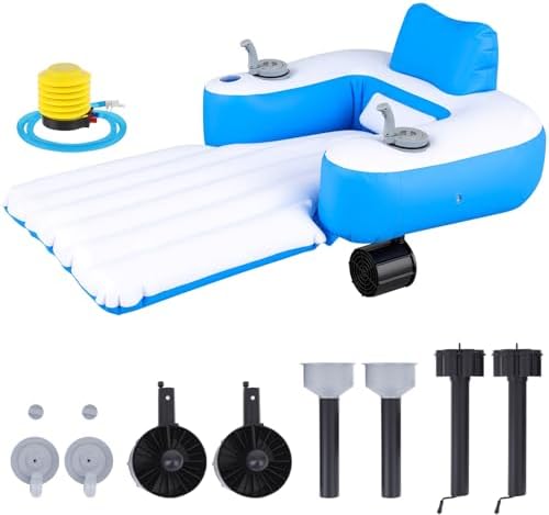 Amazon.com: ShinyRelief Motorized Pool Float for Adults, Inflatable ...