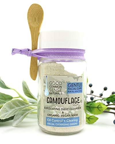 Amazon.com : Facial Buffing Grains Camoflague - Acne Clearing & Oil ...