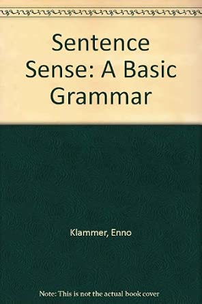 Sentence Sense: A Basic Grammar: Klammer, Enno: 9780155796706: Amazon ...