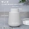 Amazon｜Umlaca ソープディスペンサー 泡タイプ 陶器 320ml ハンドソープ ディスペンサー 広口 小型 手動式 押しやすいデザイン 洗面所・キッチン・トイレ・お風呂場に適用 ...
