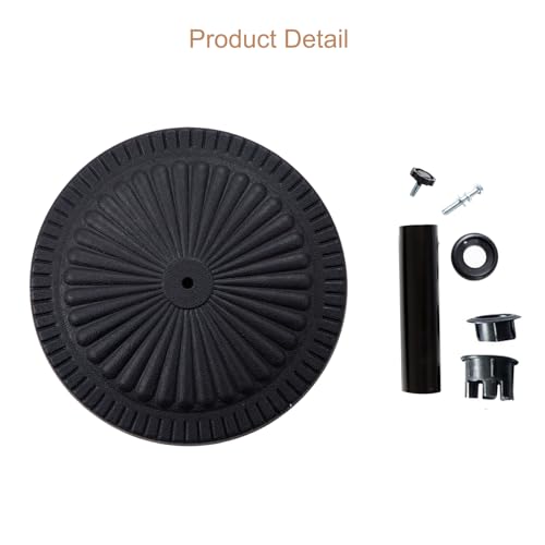 Snapklik.com : C-Hopetree 40 Lb Heavy Duty Round Base Stand For Patio ...