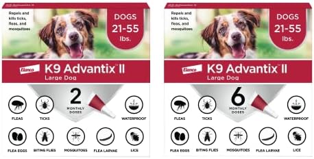 Amazon.com: K9 Advantix II Large Dog Vet-Recommended Flea, Tick ...
