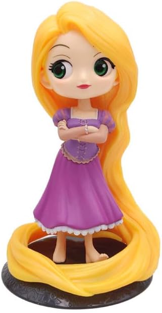 Buy PINAKA Cute Princess Rapunzel Tangled Figure with Stand for Car ...