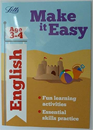 Letts Make it Easy Home Learning Enlish Workbook Pre School Children ...