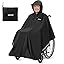 Anhow Waterproof Wheelchair Poncho | Unisex Rain Poncho Cape with ...